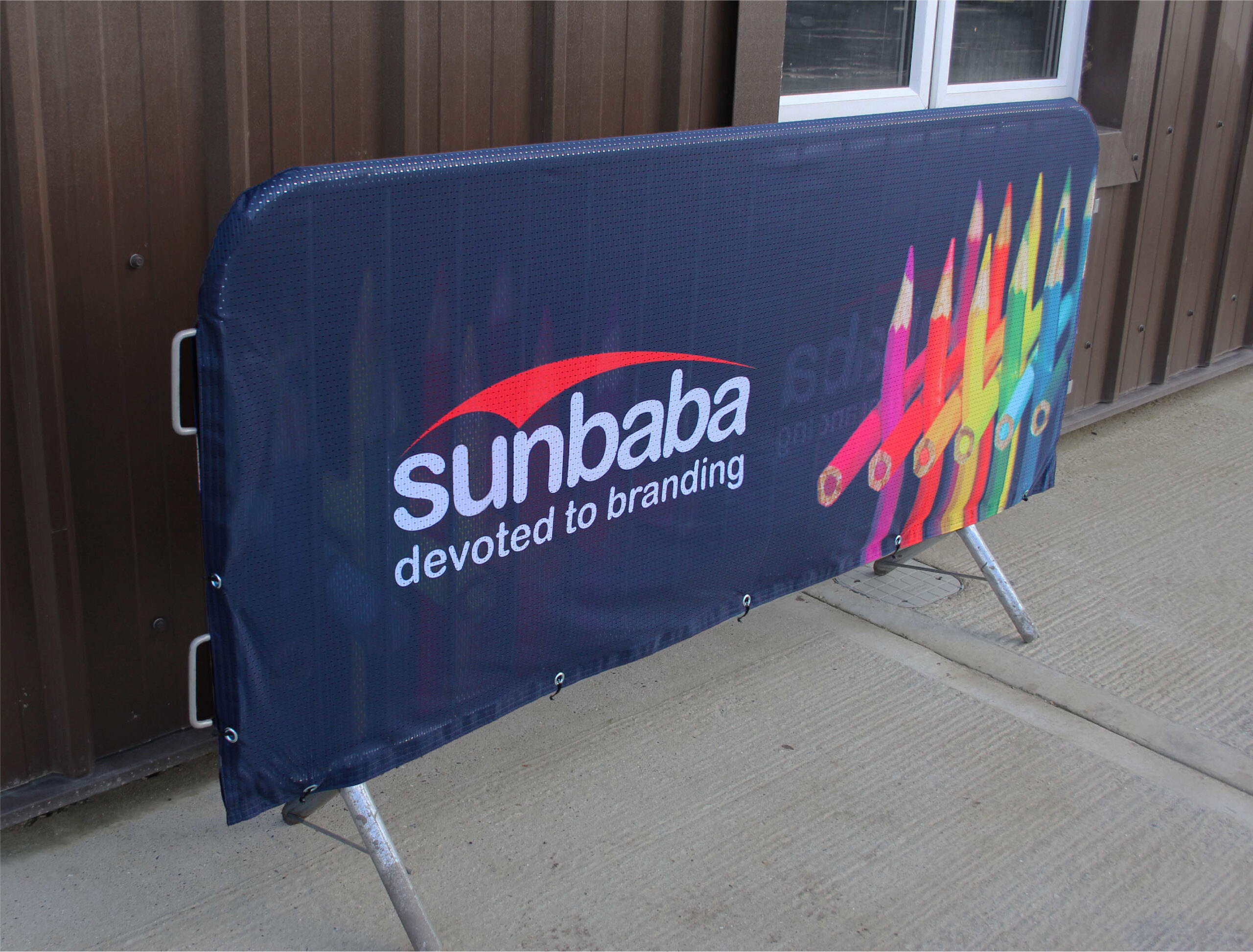 Crowd Control Barrier Covers | Sunbaba